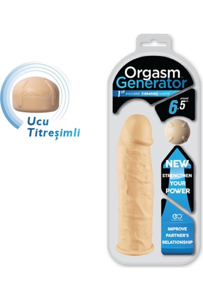 Excellent Power 16.5cm Titreşimli Penis Kılıfı Excellent Power 16.5cm Titreşimli Penis Kılıfı