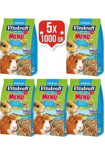 Vitakraft Ginepig Menu Vital Premium 5'li Vitakraft Ginepig Menu Vital Premium 5'li