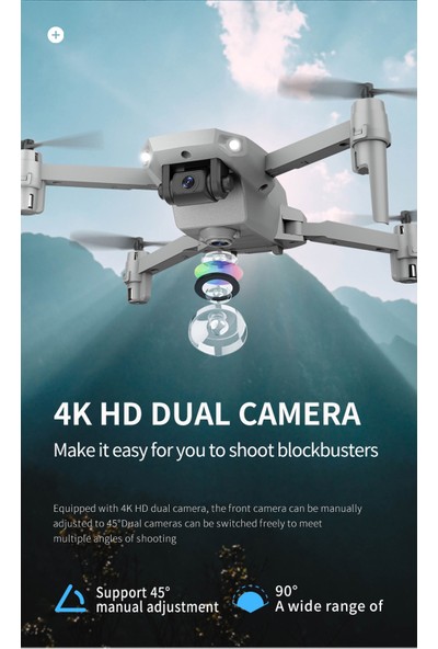 Generic E88 Mini Drone (Yurt Dışından)