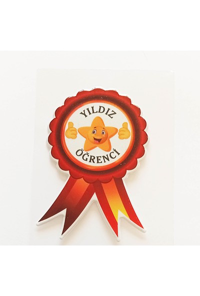 Hediye Panayırı 10 Adet Yıldız Öğrenci Kabartma Etiket Sticker Hediye Panayırı 10 Adet Yıldız Öğrenci Kabartma Etiket Sticker