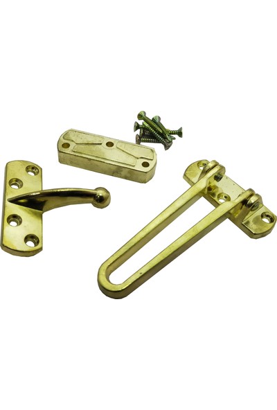 Yıldırım Nalbur Çelik Kapı Emniyet Kelepçesi Sarı Renk Kalın Renk Hırsız Kilidi Yıldırım Nalbur Çelik Kapı Emniyet Kelepçesi Sarı Renk Kalın Renk Hırsız Kilidi