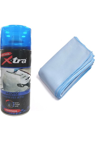 Xtra Cam Temizleme Köpüğü (400 Ml) + Mikrofiber Cam Bezi (40X40 Cm) Xtra Cam Temizleme Köpüğü (400 Ml) + Mikrofiber Cam Bezi (40X40 Cm)