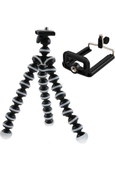 Soligor Gopro Cep Telefonu Kamera Uyumlu Esnek Masaüstü Ahtapot Tripod Soligor Gopro Cep Telefonu Kamera Uyumlu Esnek Masaüstü Ahtapot Tripod