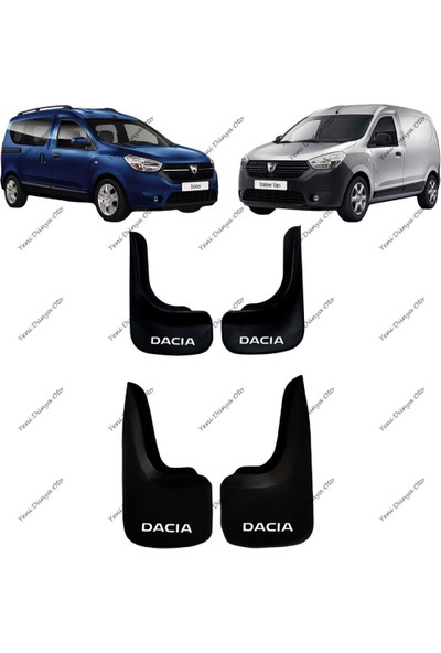 Yeni Dünya Dacia Dokker 4'lü Paçalık, Çamurluk, Tozluk DAC1BX011 Yeni Dünya Dacia Dokker 4'lü Paçalık, Çamurluk, Tozluk DAC1BX011