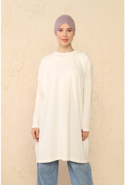 Tamodji Yuvarlak Yaka Tunik