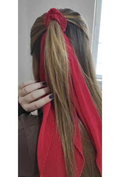 Glamordo Kırmızı Fularlı Toka