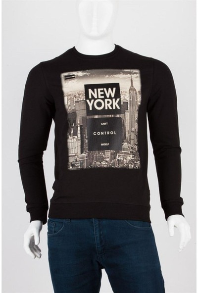 Dünyadan Hediyeler New York Unisex Pamuklu Slim Fit Sweatshirt Medium Dünyadan Hediyeler New York Unisex Pamuklu Slim Fit Sweatshirt Medium