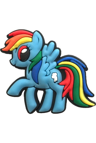 İnvitro Medikal Pony Desenli Crocs Terlik Süsleri M61