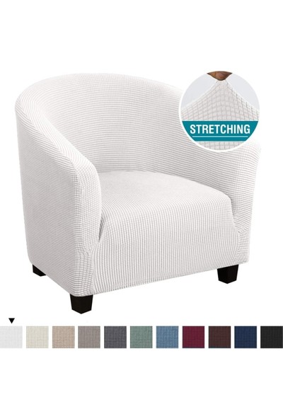 Yüksek Streç Spandex Kahve Küvet Koltuk Koltuk Kapağı Koruyucu Yıkanabilir Mobilya Slipcover Kolay Kurulum Ev Sandalye Dekor | Kanepe Örtüsü (Beyaz) (Yurt Dışından) Yüksek Streç Spandex Kahve Küvet Koltuk Koltuk Kapağı Koruyucu Yıkanabilir Mobilya Slipcover Kolay Kurulum Ev Sandalye Dekor | Kanepe Örtüsü (Beyaz) (Yurt Dışından)