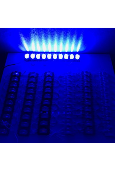 Hazar Led 12 Volt Dar Açılı Modül LED Mavi