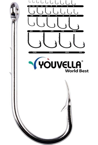 Youvella 1466 Kore Nikel Olta Iğnesi (92666) 100 Ad. Youvella 1466 Kore Nikel Olta Iğnesi (92666) 100 Ad.