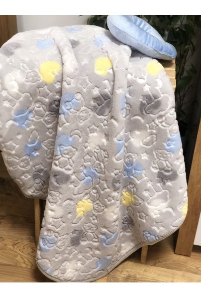 Dinarsu Baby Embos Yastıklı Bebek Battaniyesi Dinarsu Baby Embos Yastıklı Bebek Battaniyesi