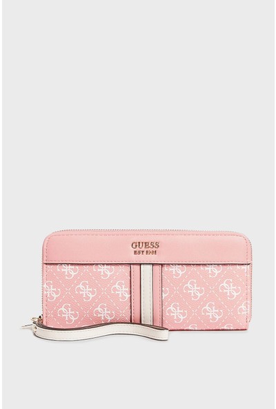 Guess Logolu Çok Bölmeli Kasinta Cüzdan Bayan Cüzdan SWSG8405460 Apm