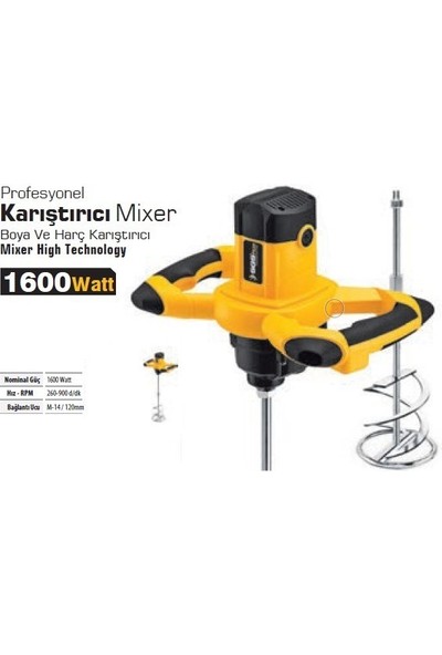 Sgs 5099 1600 W Profesyonel Boya ve Harç Karıştırıcı Mikser
