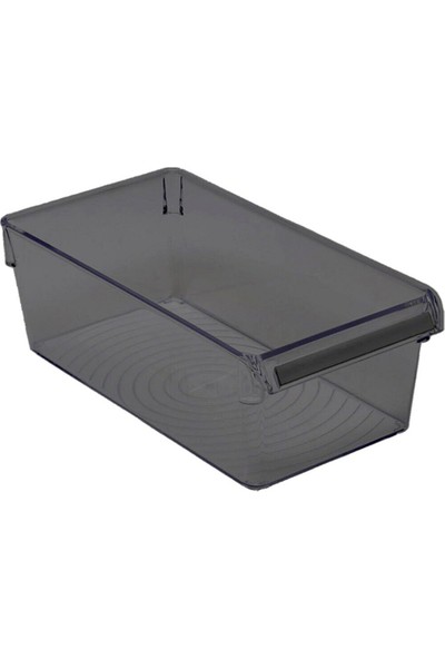 Primanova Dolap Içi Düzenleme Kutusu - Organizer 290*150*100 mm Şeffaf Siyah No:1 Primanova Dolap Içi Düzenleme Kutusu - Organizer 290*150*100 mm Şeffaf Siyah No:1