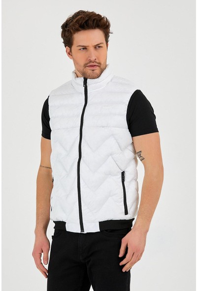 Danger Erkek Spor Şişme Yelek Beyaz Danger Erkek Spor Şişme Yelek Beyaz