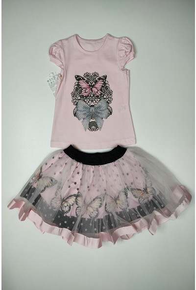 Neon Kids Kelebekli Etekli Kız Takım Neon Kids Kelebekli Etekli Kız Takım