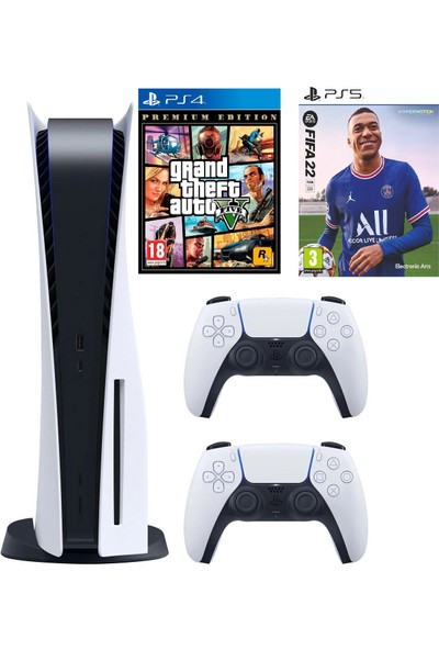 Playstation 5 ( Ithalatçı Garantili) +2. Dualsense + Ps5 Fifa 22 + Gta V Playstation 5 ( Ithalatçı Garantili) +2. Dualsense + Ps5 Fifa 22 + Gta V