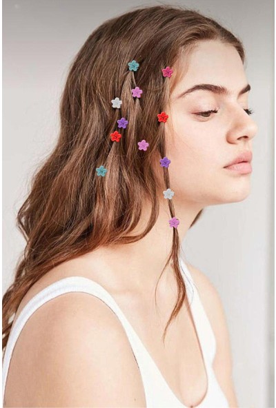 Bahels Kadın 24’lü Renkli Saç Süsü Toka