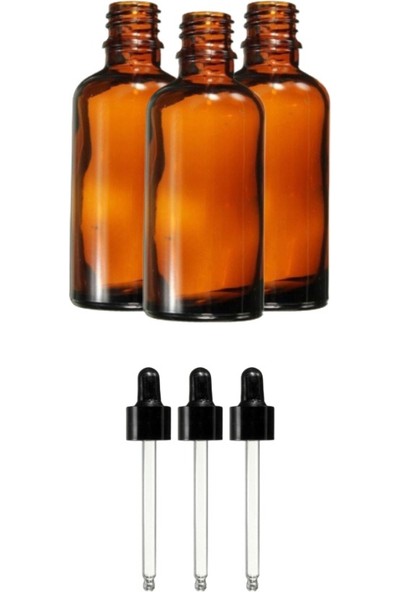 Aropi Amber Cam Şişe Damlalıklı 100 ml 6 Adet