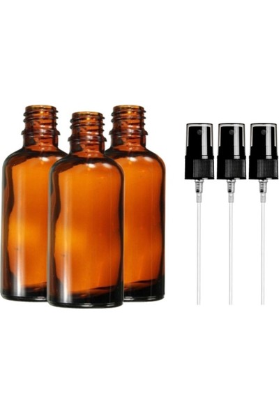 Aropi Amber Cam Şişe Sprey Başlık 100 ml 6 Adet