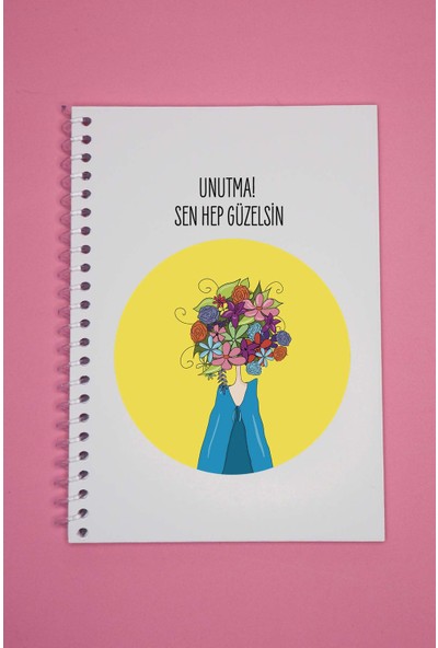 Evrem Yayıncılık Evrem Yayıncılık Unutma! Sen Hep Güzelsin Not Defteri 120 Sayfa