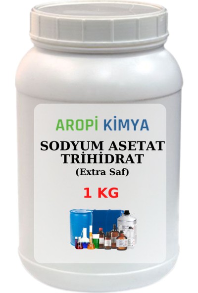 Aropi Sodyum Asetat Trihidrat ( C2H3NAO2) Extra Pure 1 kgr Aropi Sodyum Asetat Trihidrat ( C2H3NAO2) Extra Pure 1 kgr