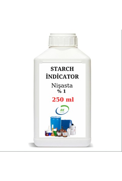 Aropi Nişasta % 1 W/v Starc Indikatör 250 ml Aropi Nişasta % 1 W/v Starc Indikatör 250 ml