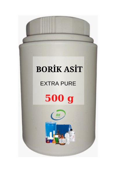 Aropi Aropi Borik Asit Extra Pure H3BO3 500 gr Aropi Aropi Borik Asit Extra Pure H3BO3 500 gr
