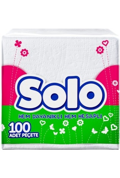 Solo 100'LÜ Sofra Peçetesi
