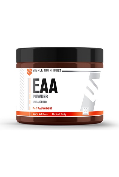 Simple Nutritions Eaa Unflavoured 240 gr 30 Servis