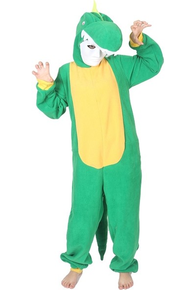 Yüsü Yetişkin Dinozor Kostümü Hayvan Kostümü