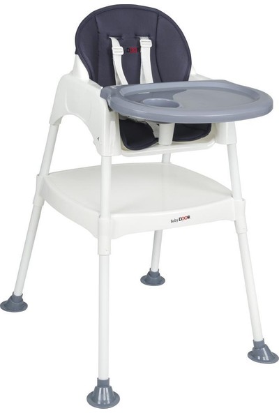 Babydoor & Mama Panna Çalışma Masalı Pedli Mama Sandalyesi Gri 3 In 1 Babydoor & Mama Panna Çalışma Masalı Pedli Mama Sandalyesi Gri 3 In 1