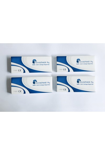 Novacheck Hızlı Antigen Testi 4 Adet Novacheck Hızlı Antigen Testi 4 Adet
