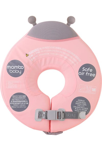 Mambobaby Emniyet Kemerli Bebek Yüzme Boyun Simidi