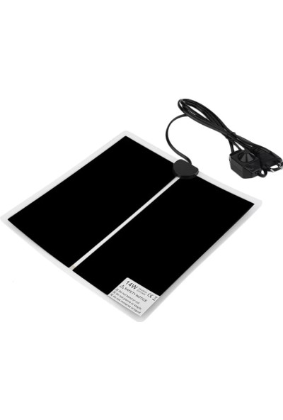 Pet Sürüngen Isıtıcı Ped 28X28CM 14W Isı Ayarlı