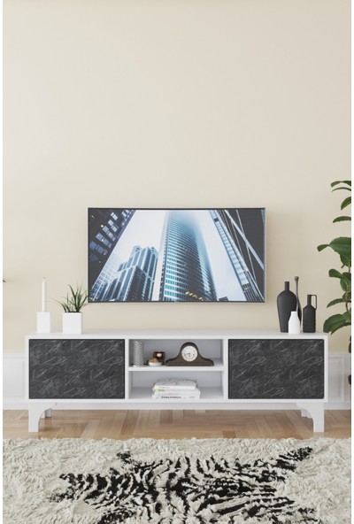 Kzy Mobilya Romeo Tv Sehpası Siyah