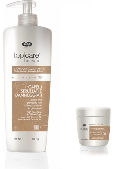 Lisap Top Care Elixir Care Yıpranmış Saçlar Için Şampuan 1000 ml +Lisap Top Care Elixir Care Yıpranmış Saçlar Için Maske 500 ml Lisap Top Care Elixir Care Yıpranmış Saçlar Için Şampuan 1000 ml +Lisap Top Care Elixir Care Yıpranmış Saçlar Için Maske 500 ml