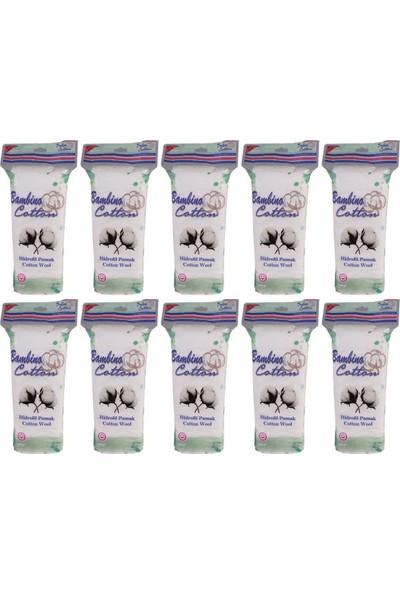 Bambino Hidrofil Pamuk 50 gr - 10 Adet Bambino Hidrofil Pamuk 50 gr - 10 Adet