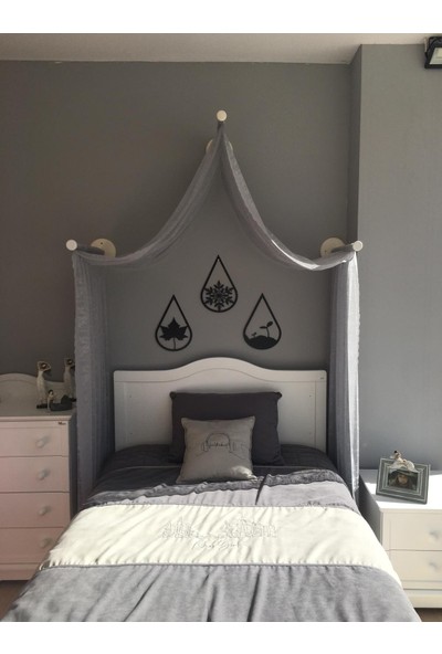 Trend Oda Genç Odası Butik Cibinlik Joy Gri (3 Çubuk Uyumlu) Sadece Tül Trend Oda Genç Odası Butik Cibinlik Joy Gri (3 Çubuk Uyumlu) Sadece Tül