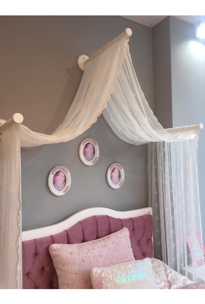 Trend Oda Genç Odası Butik Cibinlik Dream Krem (3 Çubuk Uyumlu) Sadece Tül Trend Oda Genç Odası Butik Cibinlik Dream Krem (3 Çubuk Uyumlu) Sadece Tül