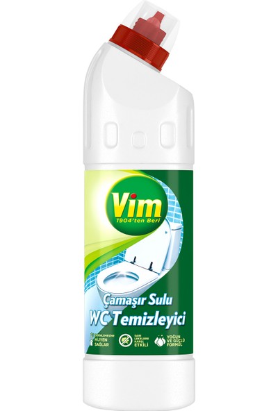 Vim Çamaşır Sulu WC Temizleyici Derinlemesine Hijyen Sağlar 750ml