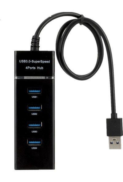 4 Port Girişli Hub USB 3.0 Çoğaltıcı Çoklayıcı 4 Port Girişli Hub USB 3.0 Çoğaltıcı Çoklayıcı