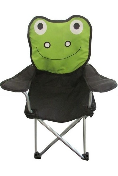 Çocuk Kamp Sandalyesi Katlanabilir Sandalye Kamp Piknik - Kurbağa