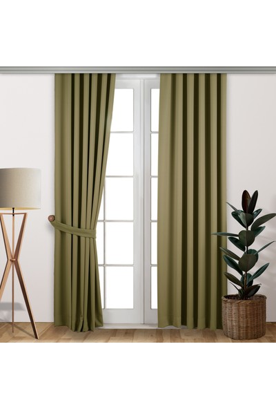 Vagonik Blackout / Karartma Fon Perde Yeşil