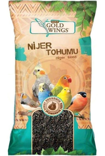 Gold Wings Tüm Kuşlar Için Nijer Tohumu Yem Katkısı 250 gr