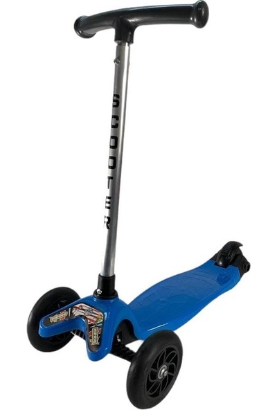 Hippie Çocuk Scooter 3 Tekerlekli Mavi Hippie Çocuk Scooter 3 Tekerlekli Mavi