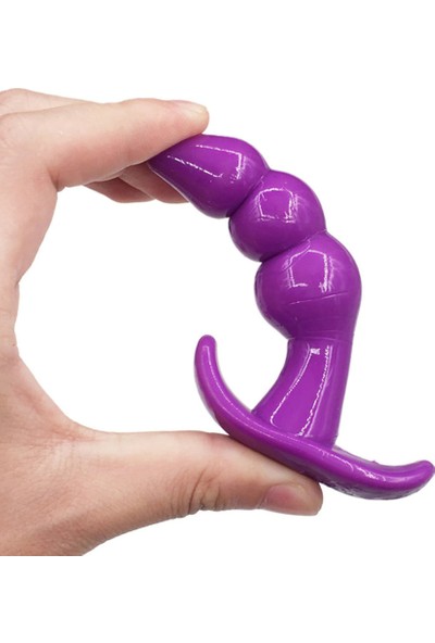Joytoy Silikon Anal Tıpa Vajinal Dildo Plug Mor M Size Joytoy Silikon Anal Tıpa Vajinal Dildo Plug Mor M Size