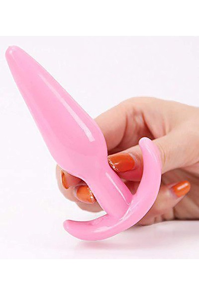Joytoy Silikon Anal Tıpa Vajinal Dildo Plug Pembe M-1 Size Joytoy Silikon Anal Tıpa Vajinal Dildo Plug Pembe M-1 Size