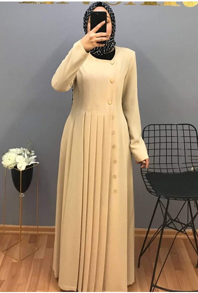 Tuğba Kadın Düğme Detaylı Ferace Tuğba Kadın Düğme Detaylı Ferace